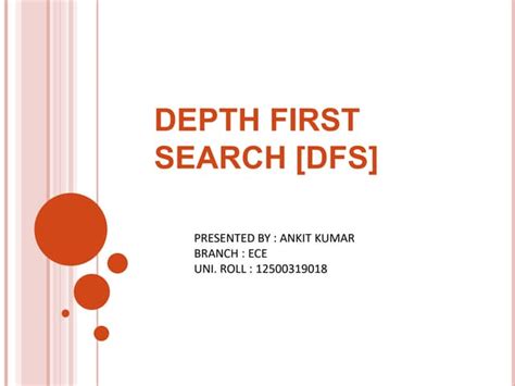 Dfs Ppt Pdf