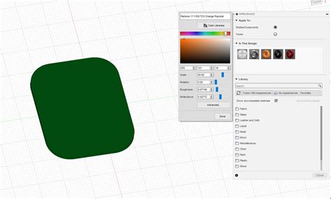 Fusion 360 Appearance Bug Autodesk Community