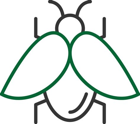 Bug Line Two Color 9796242 Vector Art At Vecteezy