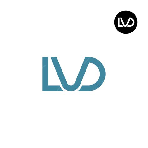 Premium Vector Letter Lvd Monogram Logo Design