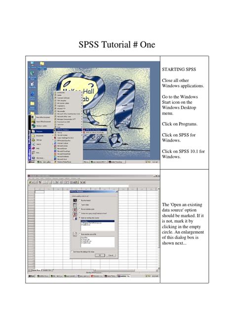 spss1 tutorial pdf spss button computing