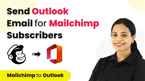 how to send outlook email when a new mailchimp subscriber is added