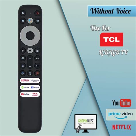 Tcl Smart Led Television Voice Remote Control Without Voice Command