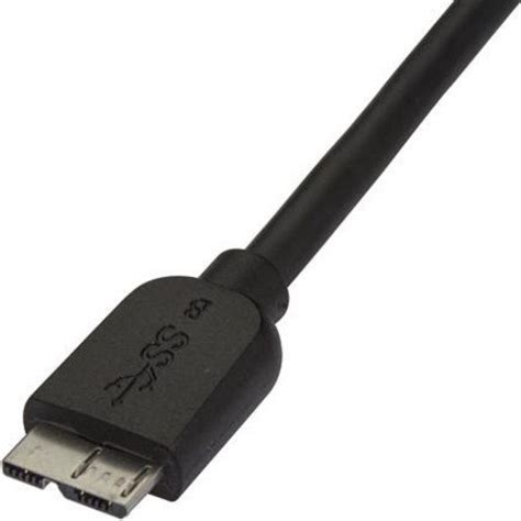 Startech Com Cm In Short Slim Superspeed Usb A To Micro B Cablem M Usb Data Transfer