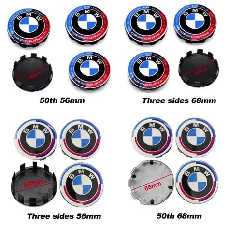 Emblem 50th Bmw Anniversary Badge 4 X Etsy