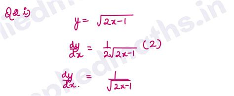 Class 11 Cbse Applied Maths Differentiation Exercise 113