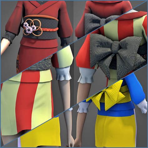 Sims4 Cc 着物ミニワンピースを配布します ろせうむ ブログ