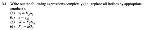 Solved Write Out The Following Expressions Completely Chegg