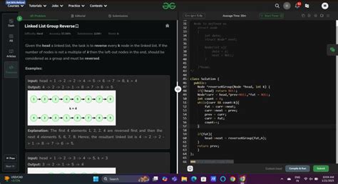 Gfg160 Gfg160 Gfg Linkedlists Codingchallenges Problemsolving Manish Kumar