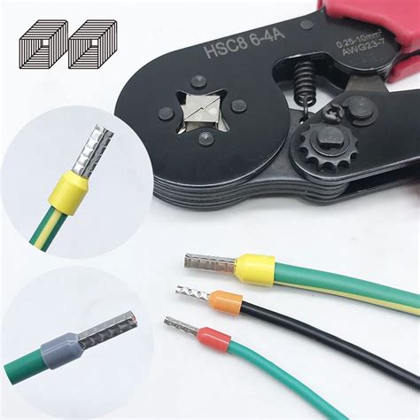 Hsc8 6 4a 압착 펜치 키트 1200pcs 튜브 터미널 크림 퍼 압착 도구 Alicates 핸드 도구 Krimptang 크림프 Buy 압착 플라이어 튜브 터미널
