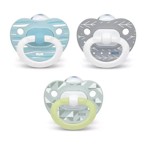 Nuk Pacifier 3pk Neutral