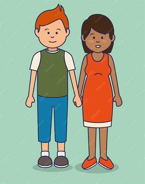 다문화 사람들이 아바타 그림 무료 벡터