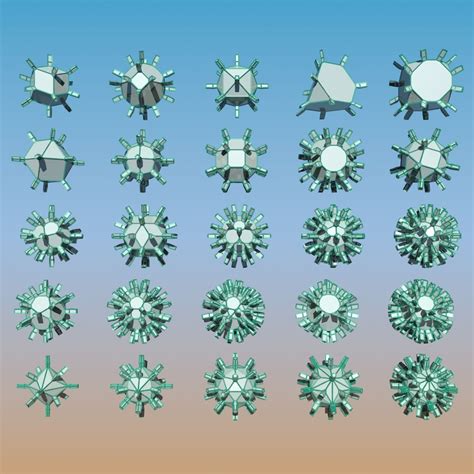 기하학적 모양 팩 16 3d 모델 9 Max Fbx Free3d