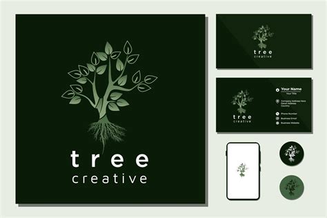 Tree Of Life Root Seal Emblem Stamp Logo Design Inspiration 7529228 Vector Art At Vecteezy