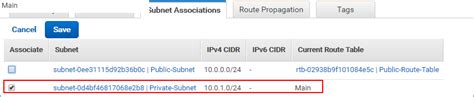 3 Associate Subnets With Table Routes