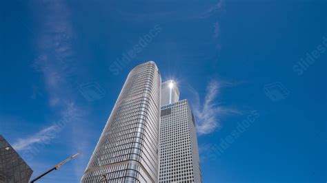 Outdoor Building Office International Modern Architecture Map Landmark Powerpoint Background For