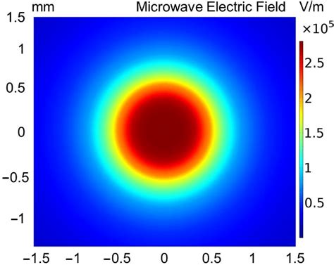 Simulated Microwave Electric Field Distribution Download Scientific