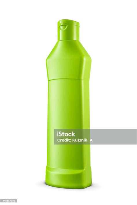 Green Blank Plastic Allpurpose Detergent Bottle With Snap Top Cap