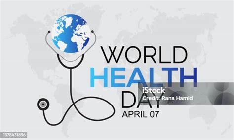 세계 건강의 날 배너 카드 포스터 배경에 대한 의료 템플릿 세계 보건의 날에 대한 스톡 벡터 아트 및 기타 이미지 세계 보건의 날 2022년 2023년 Istock
