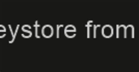 Generate Keystore From Private Key Imgur