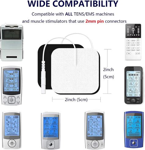 Tens Unit Electrode Pads 20 Pcs Stronger Self Adhesive Replacement