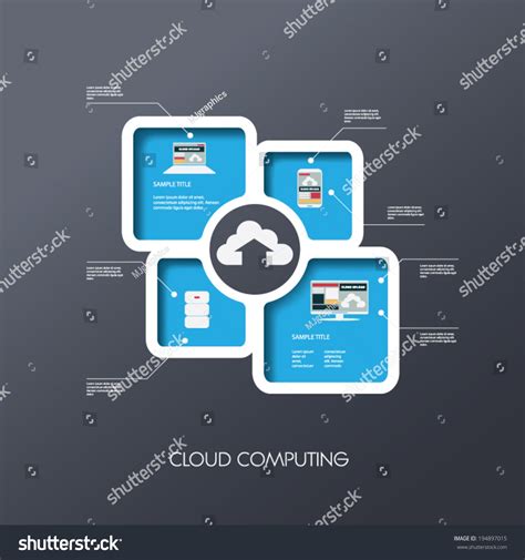 Cloud Computing Concept Vector Illustration Applications Stock Vector Royalty Free 194897015