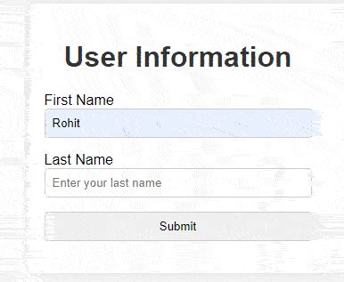 HTML Form Tag GeeksforGeeks