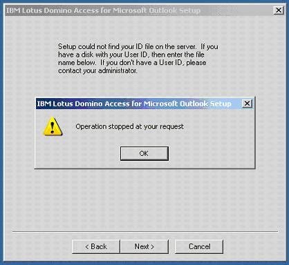 Operation Stopped Error In IBM Lotus Notes Techyv Com