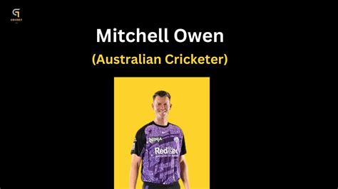 Mitchell Owen Profile Age And Statistics