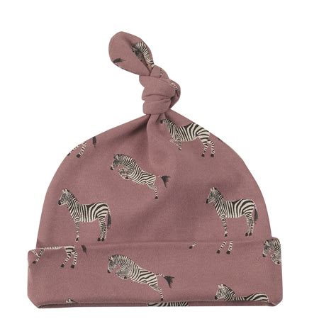 Pigeon Knotted Hat Zebra Rose Cotswold Bambinos