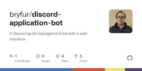 Github Bryfurdiscord Application Bot A Discord Guild Management Bot With A Web Interface