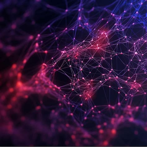 Premium Ai Image Abstract Technology Background Network Connection