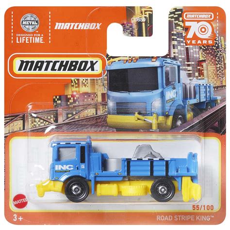Matchbox Road Stripe King Modelček Avtomobila 164 Mattel Nakupovanje V Igračeshop