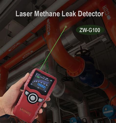 Zw G100 Methane Leak Detector Remote 50m Long Distance Detection