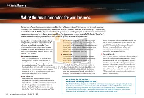 Pdf Manual For Adtran Router Netvanta 3430