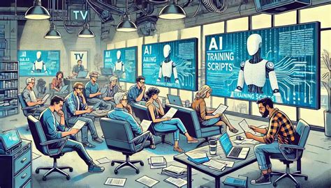 Tv Writers Fume Over Ai Training Scripts Artificial Intelligence
