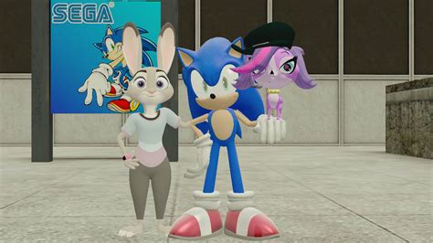 Sfm Sonic The Hedgehog Judy Hopps And Zoe Trent By Sonicandsega2025 On