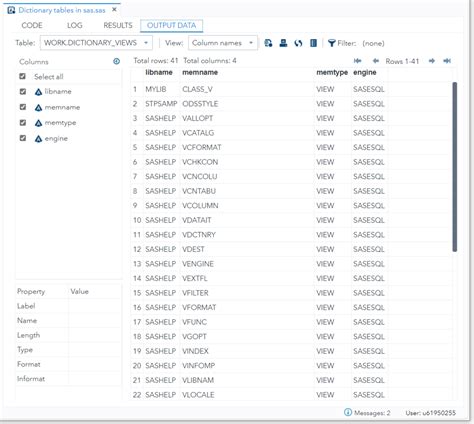 Dictionary Tables In Sas Learn Sas Code
