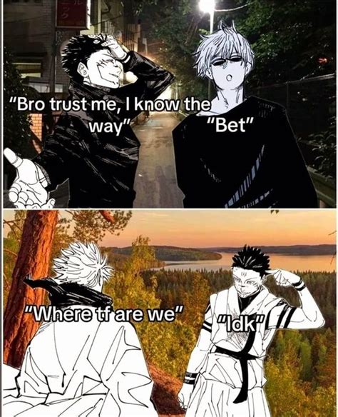 Jjk Meme Anime Memes Jujutsu Funny Anime Pics