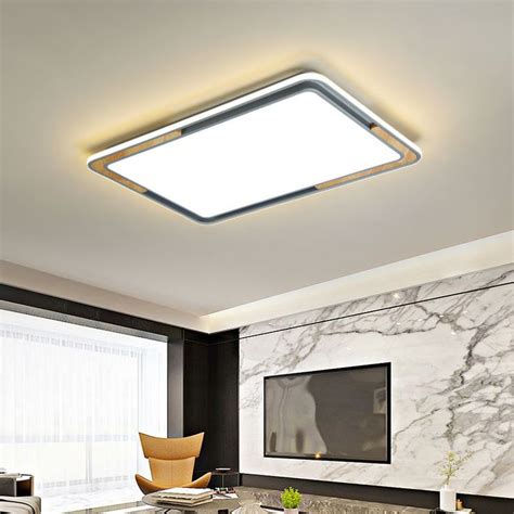 Led Flush Mount Rectangular Ceiling Light Yh2062 For Modern Home Decor