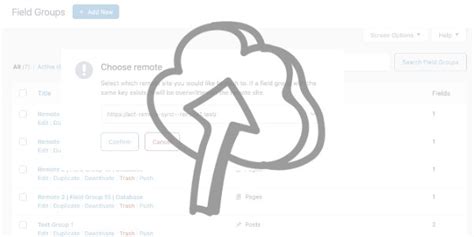 Acf Remote Sync • Move Acf Field Groups Between Sites Without Leaving The Ui • Hookturn