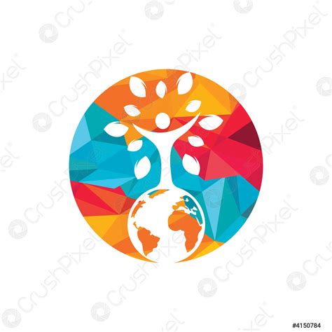 Global Human Tree Vector Logo Design Template Stock Vector 4150784 Crushpixel