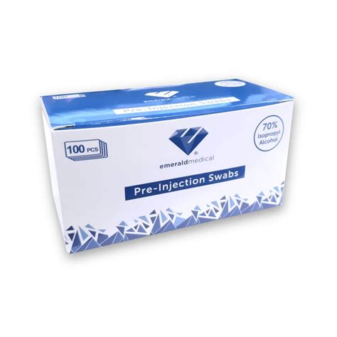 Pre Injection Swabs Emerald Medical