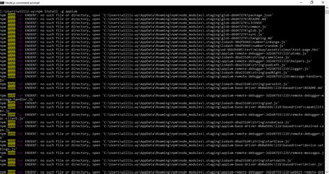 Failed On Appium Installation From Command Npm Install G Appium Archive Katalon Community