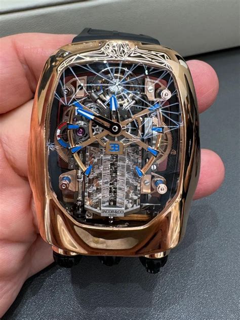 Jacob And Co Bugatti Chiron Chronograph Watch Karrot