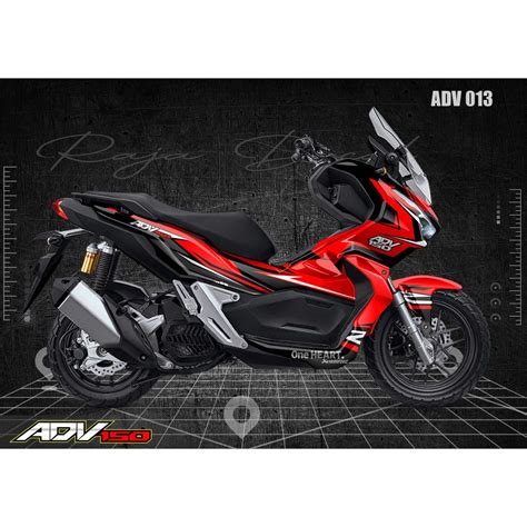 Jual Decal Sticker Honda Adv 150 Fullbodystiker Dekal Adv150 Disain