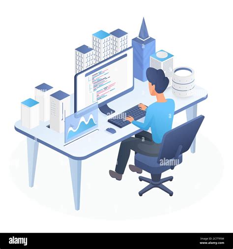 Coding Tech Expert Stock Vector Images Alamy