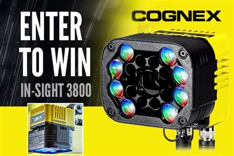 Cognex Corporation Enter To Win An In Sight 3800 Vision System Giveaways