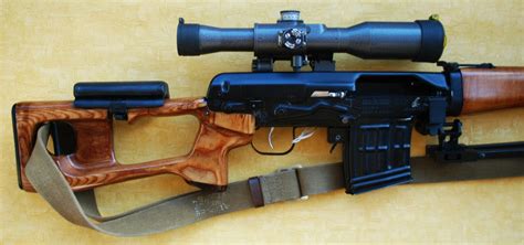 Izhmash Russian Dragunov Svd 762x54r Military Sniper Rifle Emma