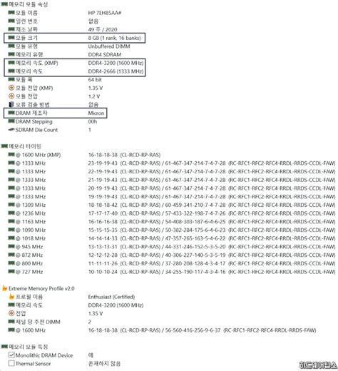 Hp Ddr4 3200 Cl16 V8 8gb Dram 간단 리뷰 Fast1 Hp Ddr4 3200 Cl16 V8 8gb Dram 간단 리뷰 Fast1